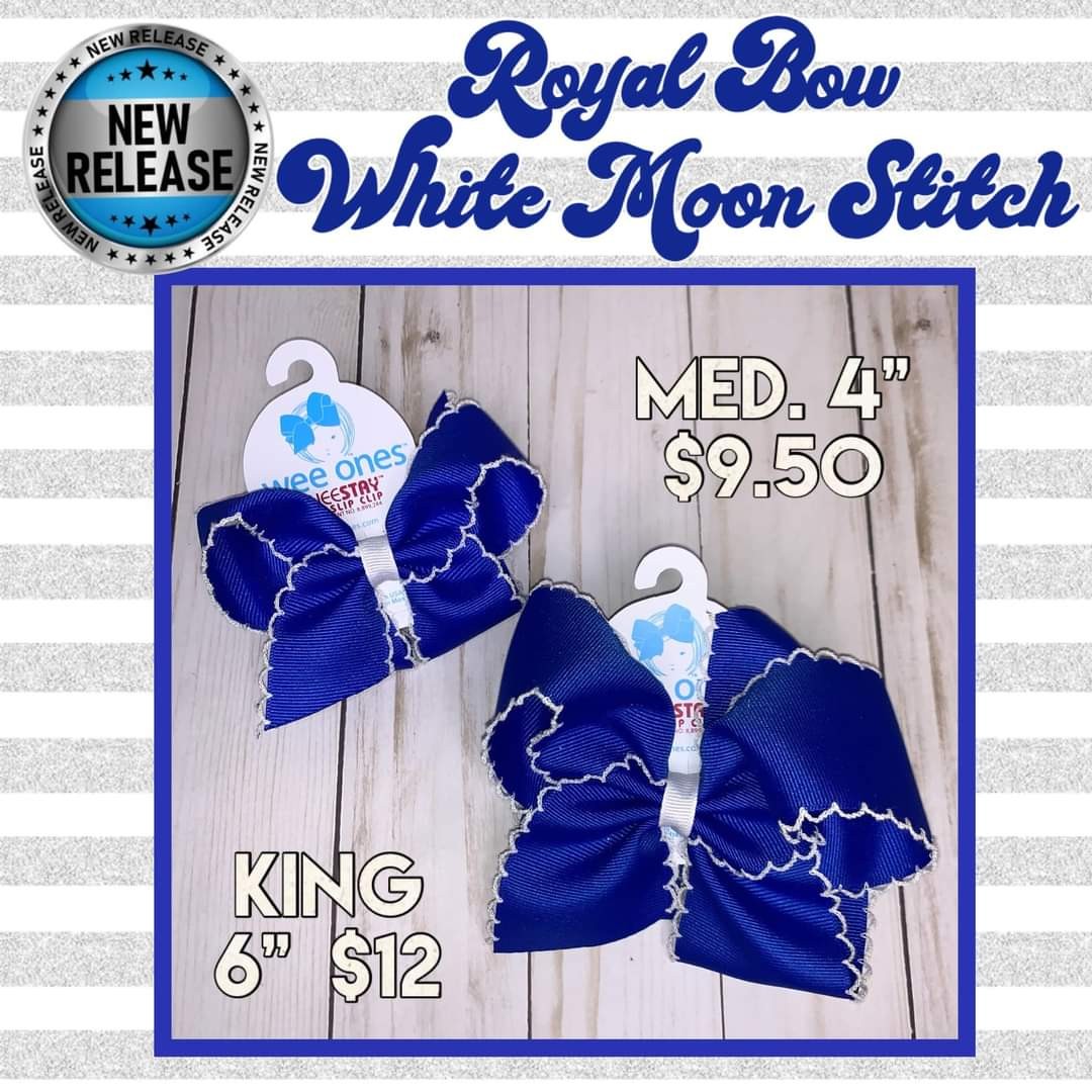 Moon Stitch Basic Royal Bow - Medium Bow - Crafting with Brandy