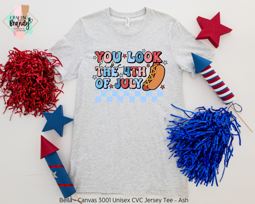 You Look Like the 4th of July Blue Checkers Shirt - Crafting with Brandy