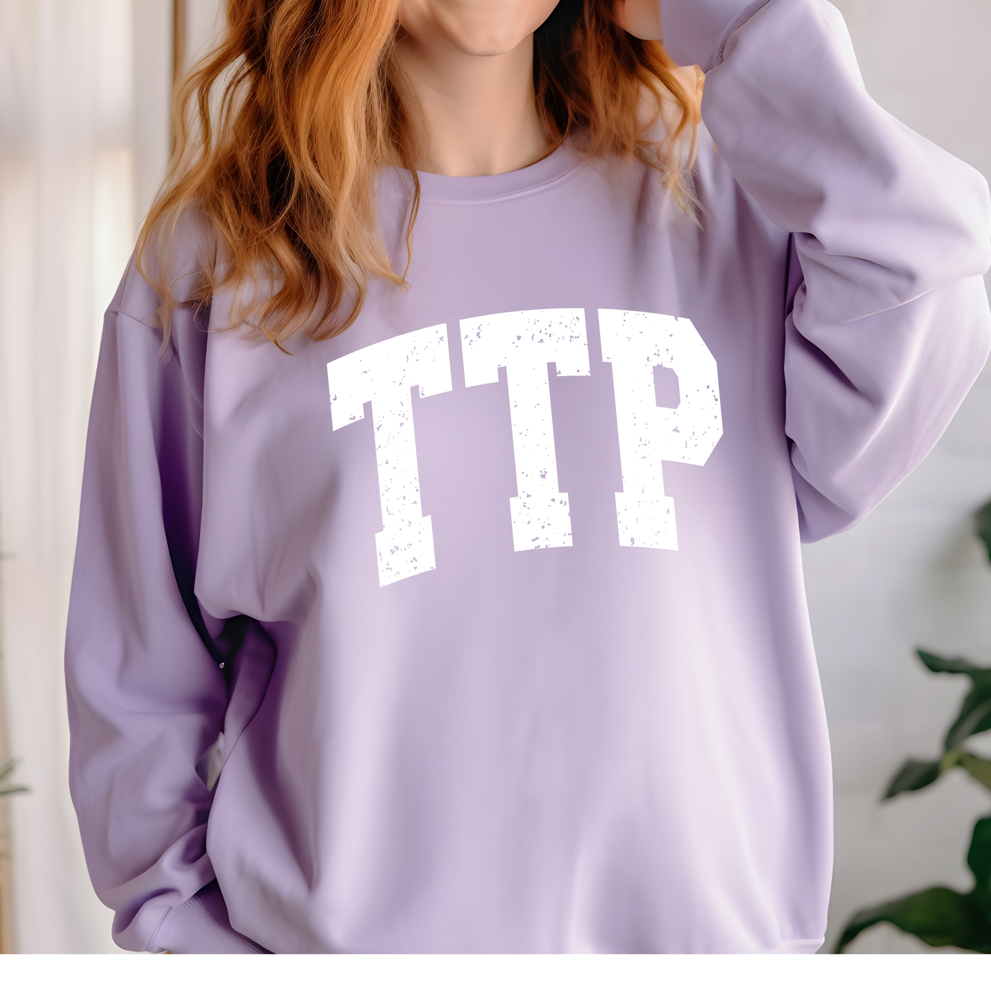 TTP Distressed Varsity Sweatshirt - Crafting with Brandy