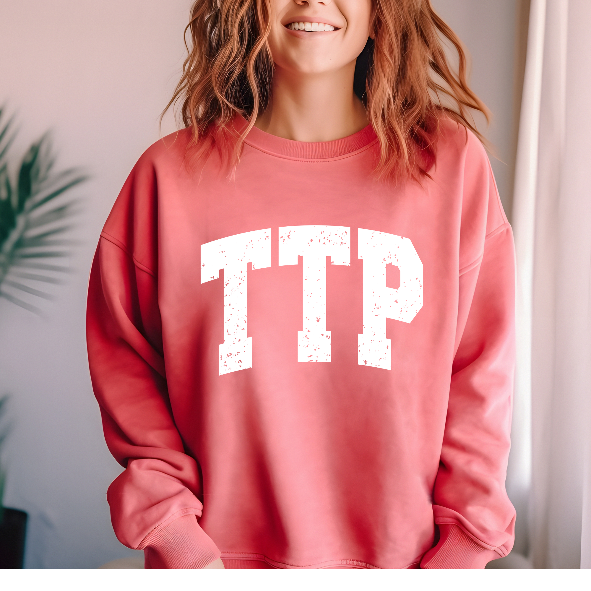 TTP Distressed Varsity Sweatshirt - Crafting with Brandy