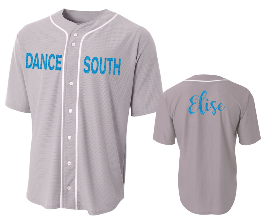 Dance South Baseball Jersey Personalized - Crafting with Brandy
