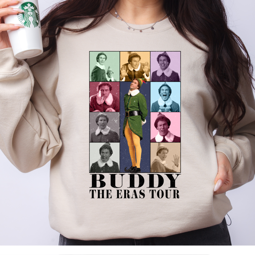 Buddy the Eras Tour Sweatshirt - Crafting with Brandy
