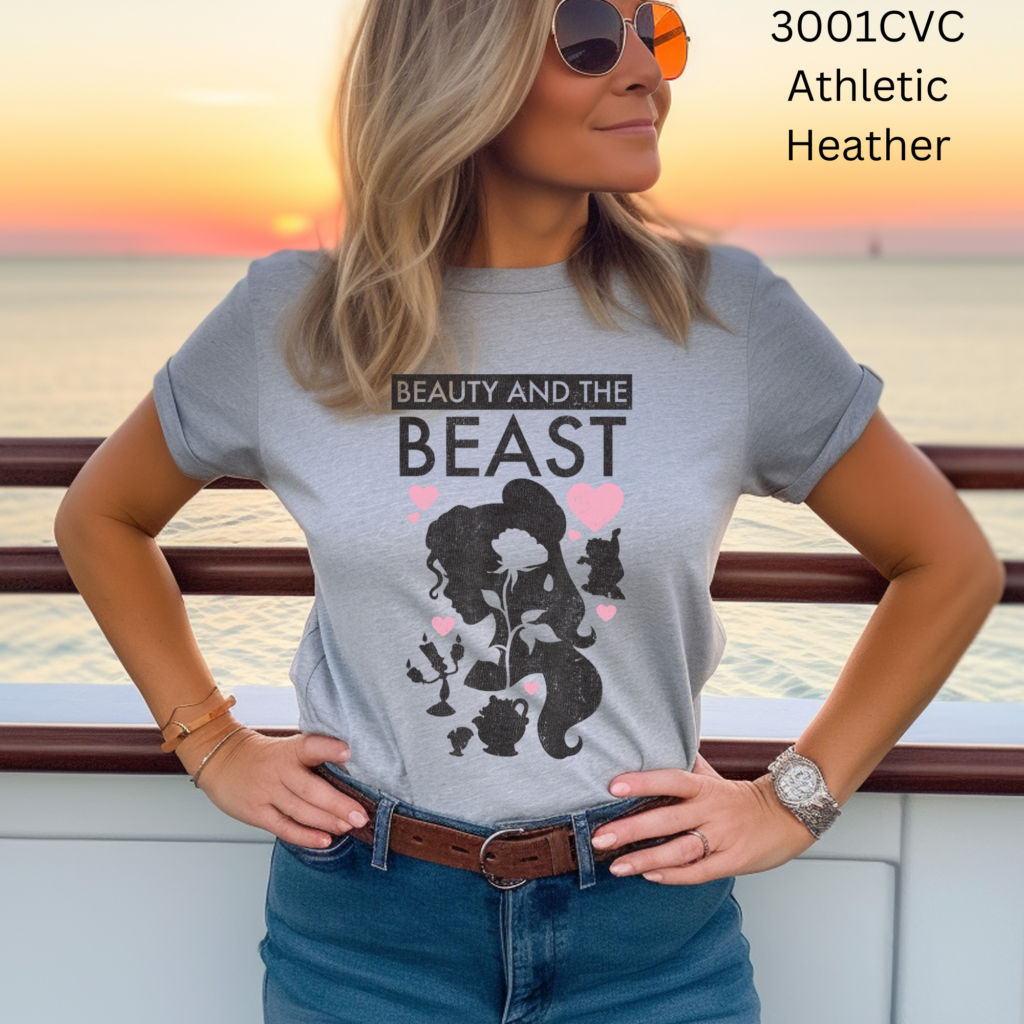 Beauty and the Beast Silhouette Shirt - Crafting with Brandy