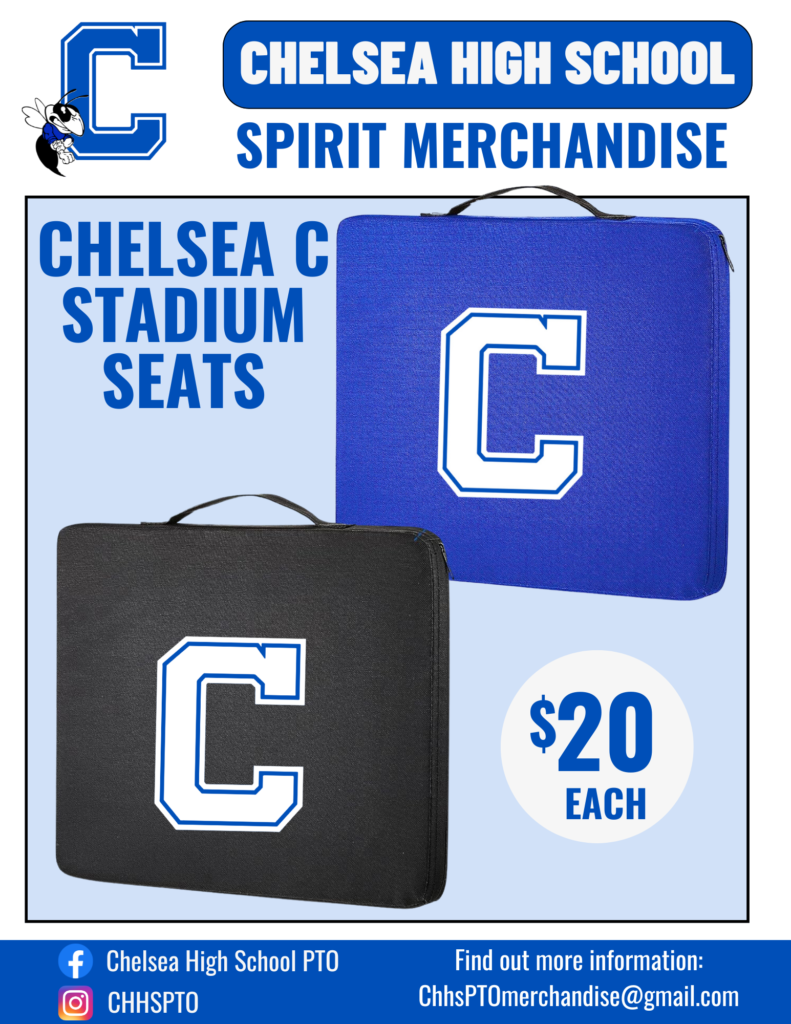 Chelsea C Blue Stadium Seat for Bleachers - Crafting with Brandy