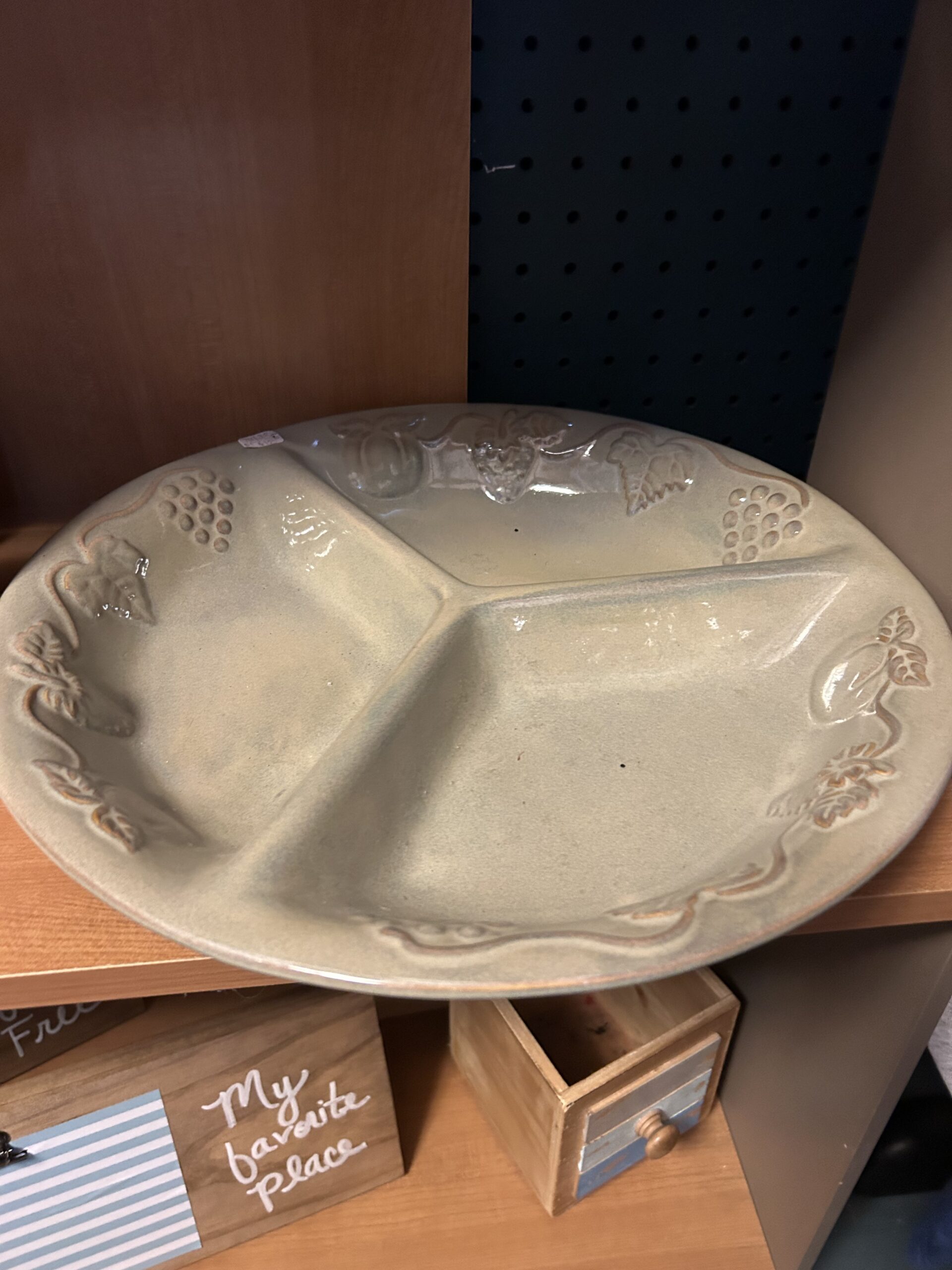 Divided display Serving Dish - Crafting with Brandy