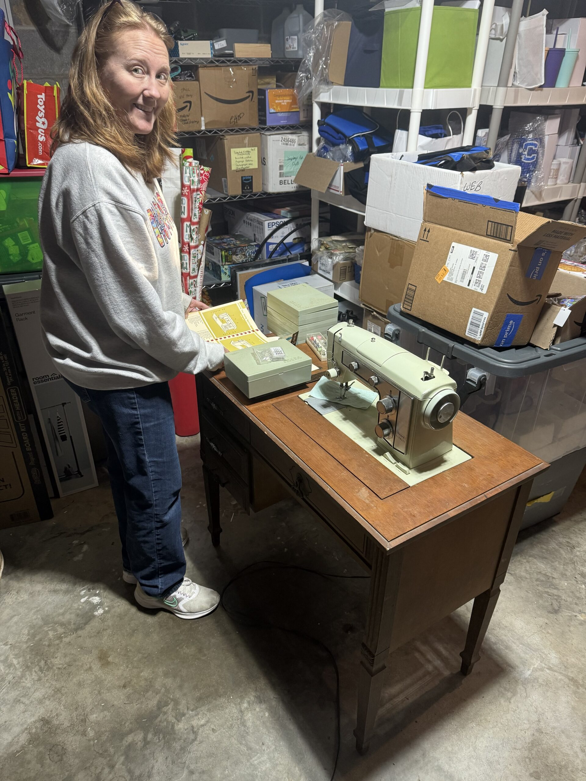 Kenmore Sewing Machine & Table 158.18022 - Crafting with Brandy