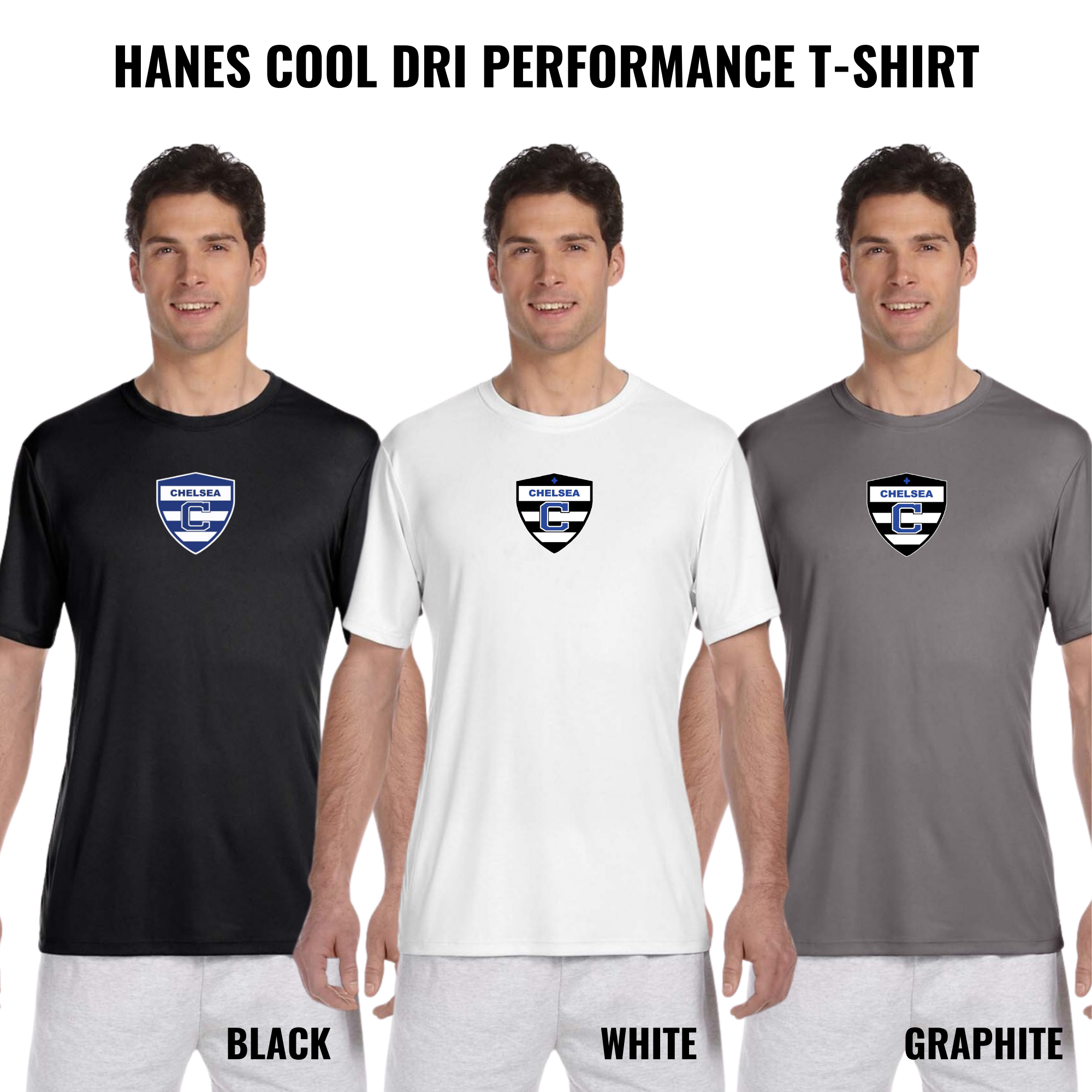 Chelsea Soccer Shield Performance Tee - Crafting with Brandy