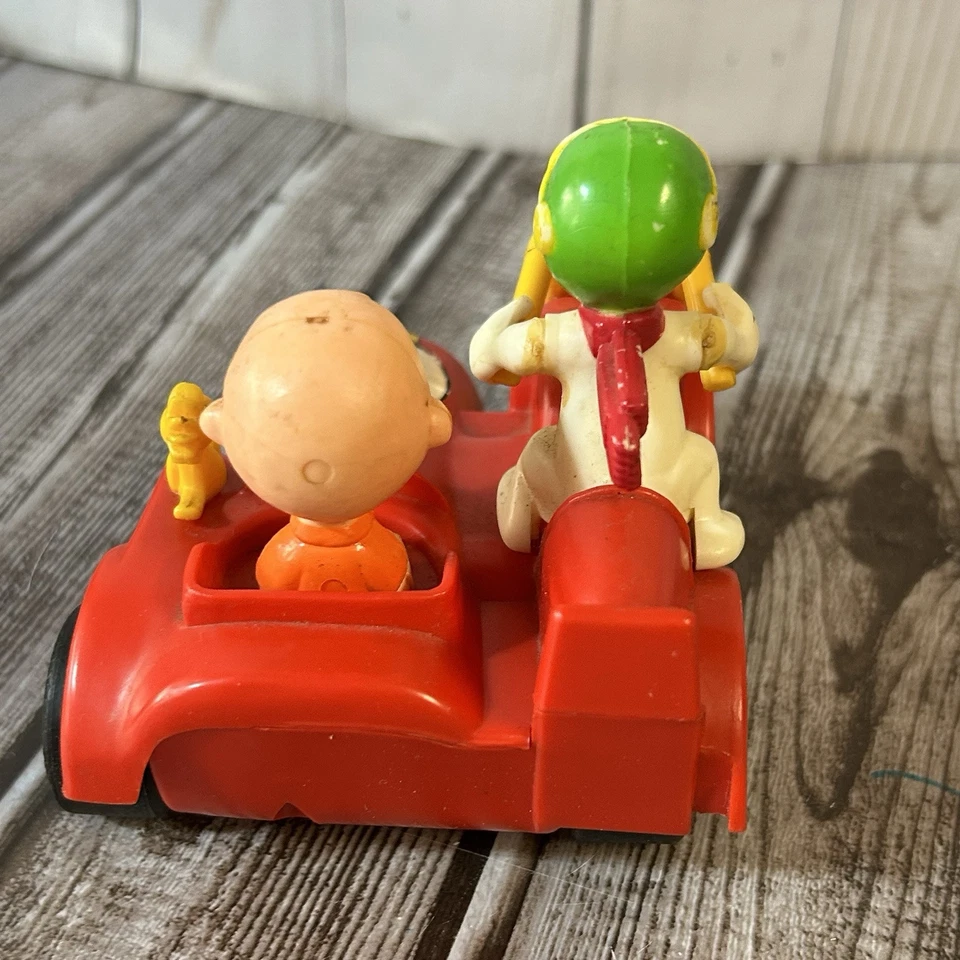 Vintage 1970’s Peanuts Snoopy & Charlie Brown Riding Motorcycle Toy ...