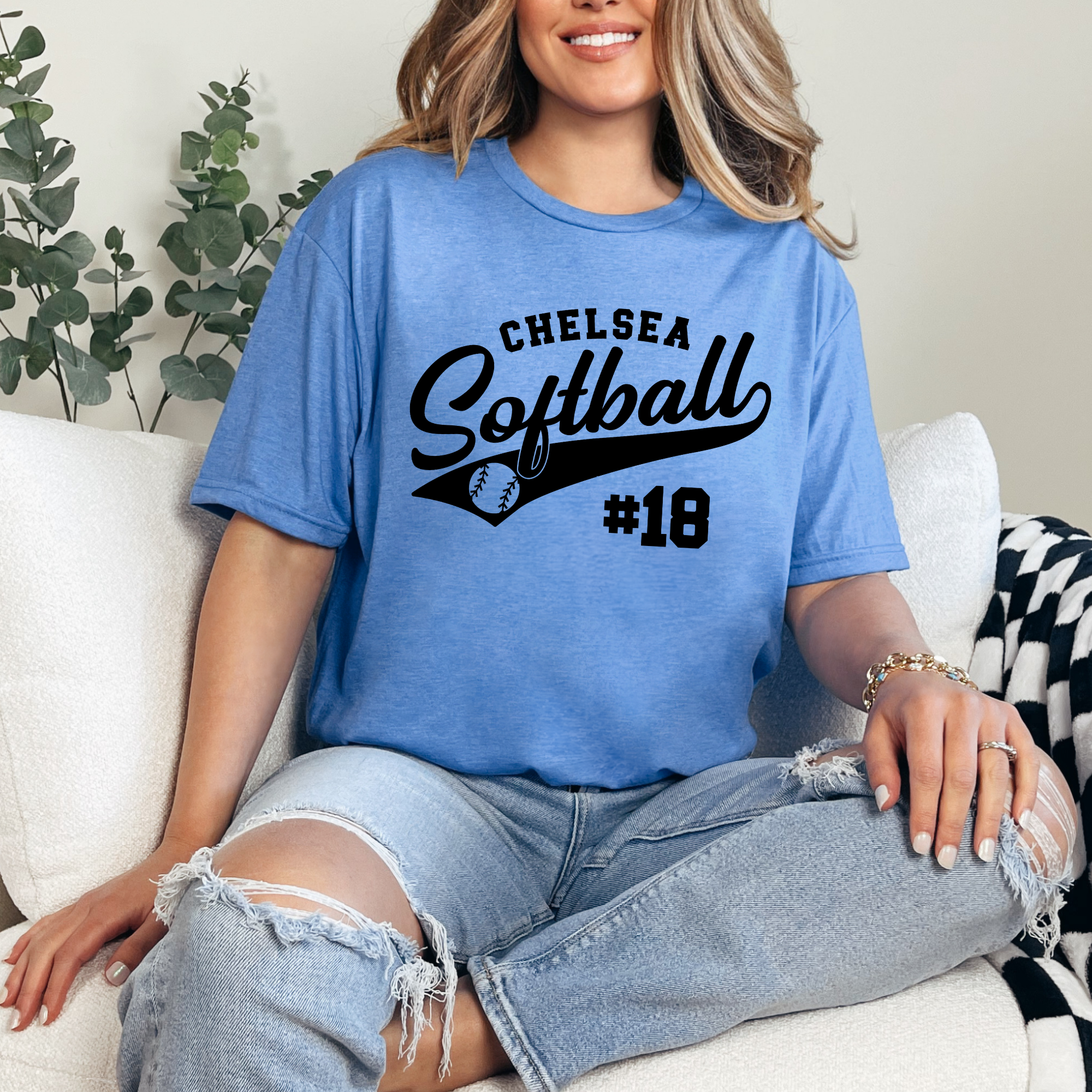 Chelsea Softball Swoosh Number Collection - Crafting with Brandy